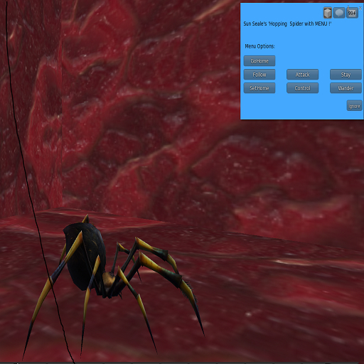 Second Life Marketplace - Hopping Spider with MENU