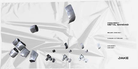Second Life Marketplace - [Dope+Mercy]Metal Bandaid_JAKE (ADD)