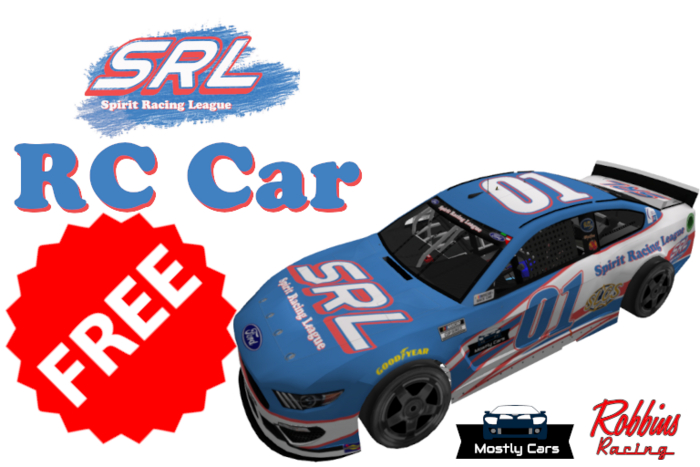 Second Life Marketplace - *FREE* SRL RC Car - #01 Spirit Racing League ...