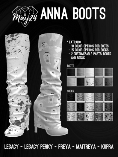 Second Life Marketplace - Anna Boots DEMO