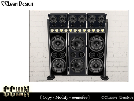 Second Life Marketplace - CCLoon Design - Stage Speaker Stack CCL007A