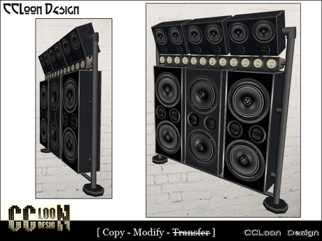 Second Life Marketplace - CCLoon Design - Stage Speaker Stack CCL007A