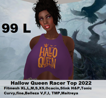 Second Life Marketplace - Hallow Queen Racer Top 2022