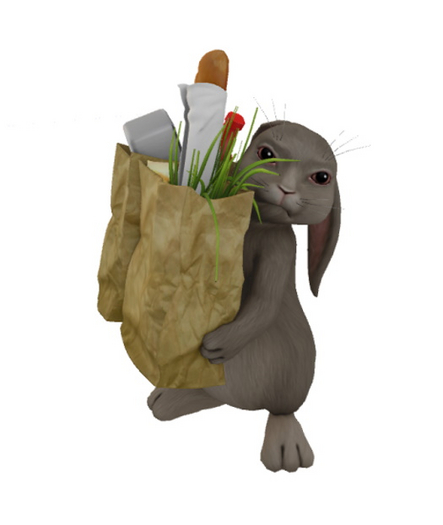 Second Life Marketplace - 17-Mutresse-Shopper-Helpful Bunny RARE