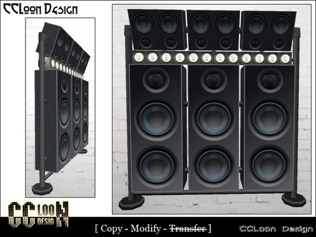Second Life Marketplace - CCLoon Design - Stage Speaker Stack CCL007C