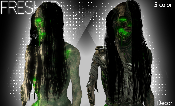 Second Life Marketplace - FRESH3D Toxic zombie girl