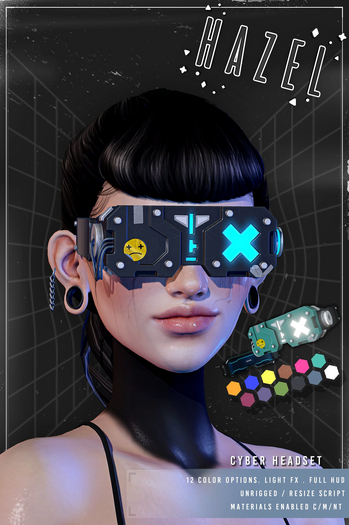 Second Life Marketplace - HAZEL . CYBER HEADSET