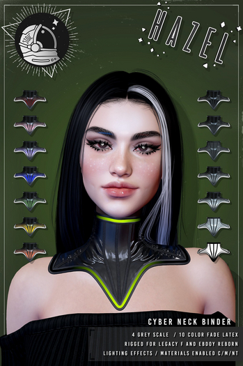 Second Life Marketplace - HAZEL x STOIC . CYBER NECK BINDER