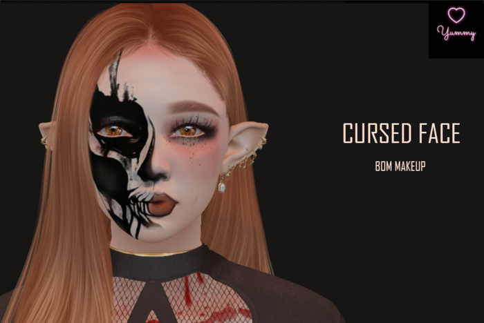 Second Life Marketplace - //YS// cursed face makeup - Lel evo x