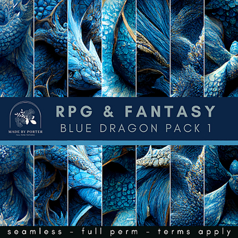 Second Life Marketplace - Made by Porter - RPG Blue Dragon 1