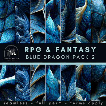 Second Life Marketplace - Made by Porter - RPG Blue Dragon 2