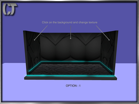 Second Life Marketplace - BACKDROP BLACK SERIES - 01