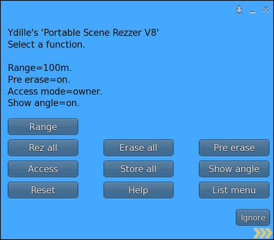 Second Life Marketplace - Portable Scene Rezzer V8