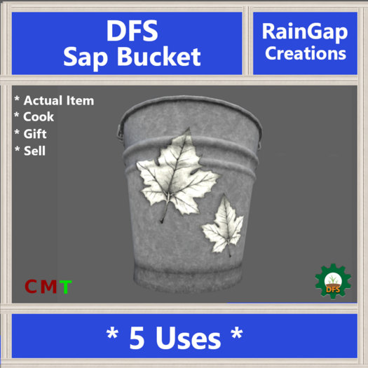 Second Life Marketplace - DFS Sap Bucket ACTUAL ITEM