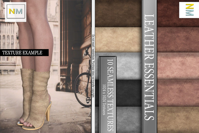 Second Life Marketplace - Leather Textures
