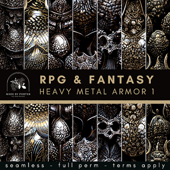 Second Life Marketplace - Made by Porter - RPG Heavy Metal Armor 1