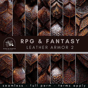 Second Life Marketplace - Made by Porter - RPG Leather Armor 2