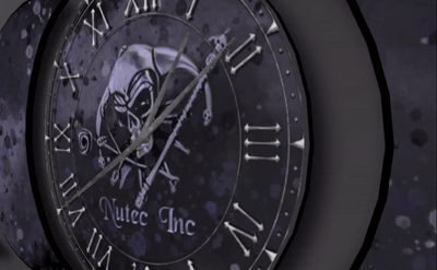 Second Life Marketplace - NuTec: Hellfire Rose Moon Phase Wall Clock ...