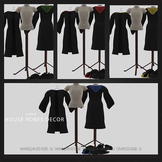 Second Life Marketplace - Sukker - House Robes Fatpack