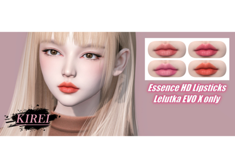 Second Life Marketplace - [KIREI] ESSENCE Lipsticks - Lel EVOX