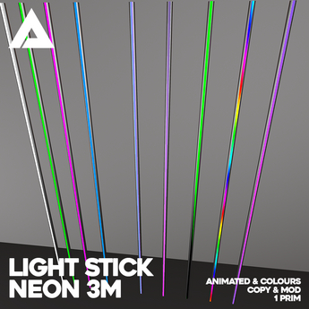 Second Life Marketplace - [ALPHA] Light Stick Neon 3m (add me)