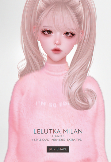 Second Life Marketplace - [BOOPY] Mandy Shape (Milan) (Standart Pack)