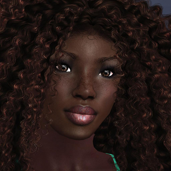 Second Life Marketplace - Amara - Maitreya Lara Afro Ebony Shape