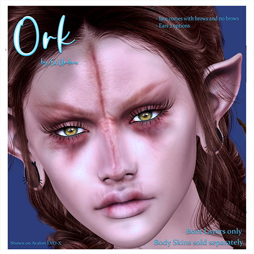 Second Life Marketplace - Ex.Umbra ORK pale Skin [add]