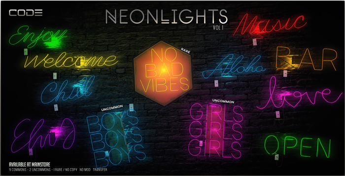 Second Life Marketplace - *CODE* Neon Aloha