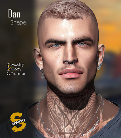 Second Life Marketplace - [SPARVO] Dan Shape LeLUTKA Alain 3.1