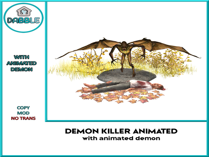 Second Life Marketplace - DB DEMON KILLER ANIMATED ADD ME