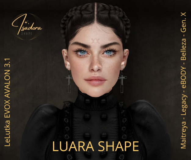 Second Life Marketplace - ISADORA SHAPE - Angelina Shape For LeLutka ...
