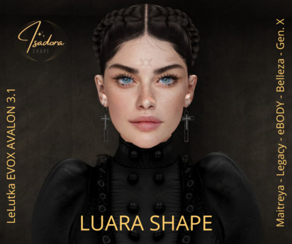 Second Life Marketplace - ISADORA SHAPE - Angelina Shape For LeLutka ...