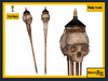 Second Life Marketplace - ::DisturbeD:: Halloween Skull Torch - FULL ...