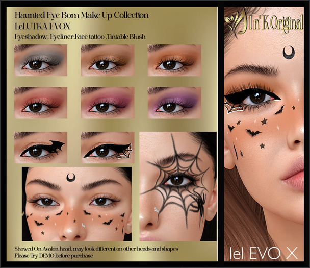 Second Life Marketplace - I n' K Original Haunted Eye Collection - BOM ...