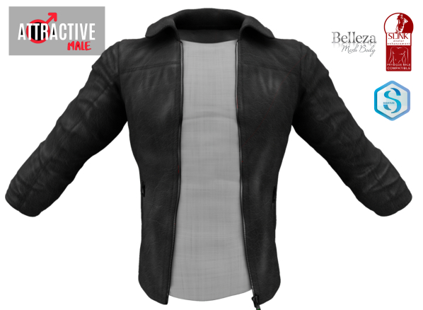 Second Life Marketplace - Attractive ROCK JACKET WHITE - Belleza Jake ...