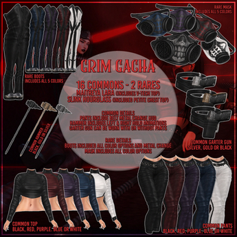 Second Life Marketplace - AsteroidBox. Grim Top - Maitreya + VTech - Purple