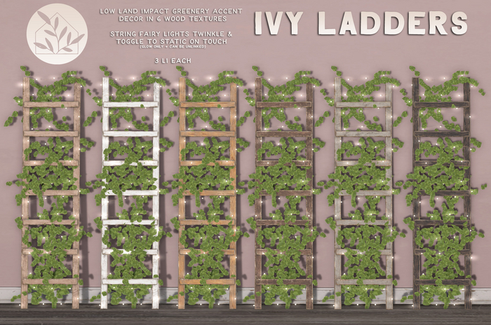 Second Life Marketplace - tarte. ivy ladders - FULL SET