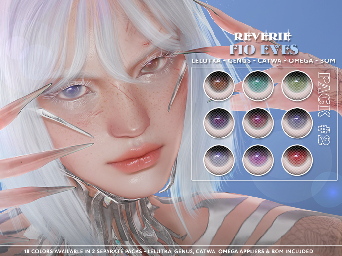 Second Life Marketplace - [REVERIE] Fio Eyes #2