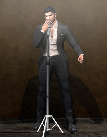 Second Life Marketplace - {Caress} Breaking Male Pose (Singing)