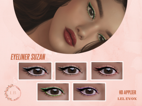 Second Life Marketplace - Laura Beauty - Eyeliner Suzan - LeL EvoX - unpack