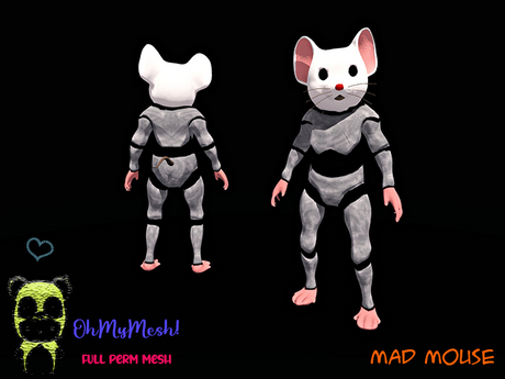 Second Life Marketplace - OhMyMesh! Mad Mouse - Full Perm Mesh