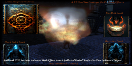 Second Life Marketplace - TDH - Dark Mage Spellbook