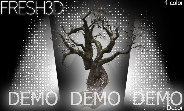 Second Life Marketplace - FRESH3D Spiked Tree DEMO
