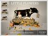 Second Life Marketplace - EV Little Flowers // Cow & Straw Bales ZOOBY