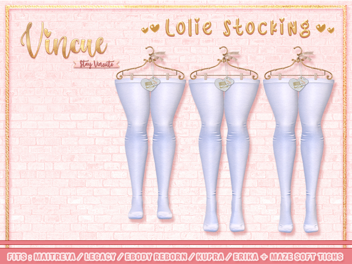 Second Life Marketplace - Vincue / Lolie Stocking - Sky
