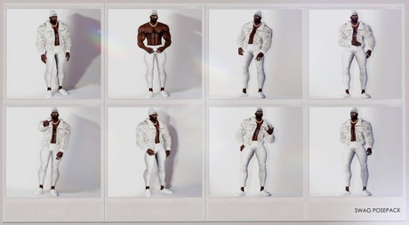Second Life Marketplace - :.:MACHO MUSK:.: SWAG POSEPACK