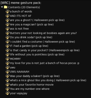 Second Life Marketplace - [WRC] meme gesture pack (ADD IT DONT REZ)