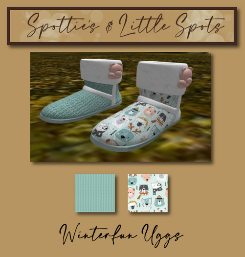 Second Life Marketplace - Winterfun Uggs [ TWEENEEDOO] KIDS