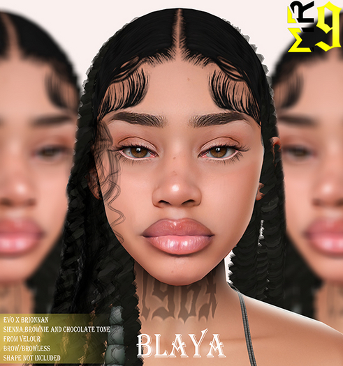 Second Life Marketplace - Blaya Skin Sienna Tone (EVO X)
